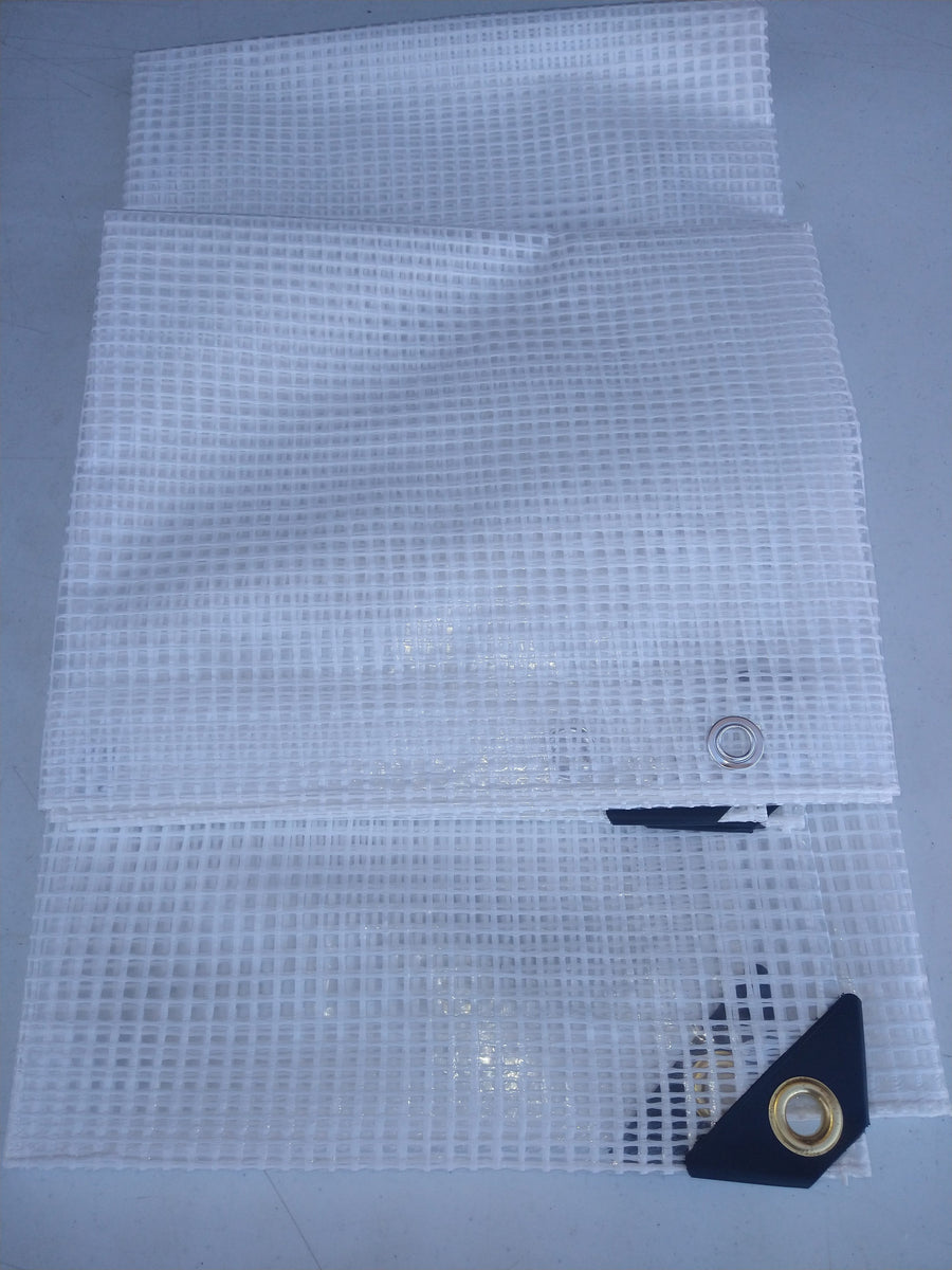 12X24 Heavy Duty Clear Poly Tarp 14 MIL – Jgtarpsandcanopies